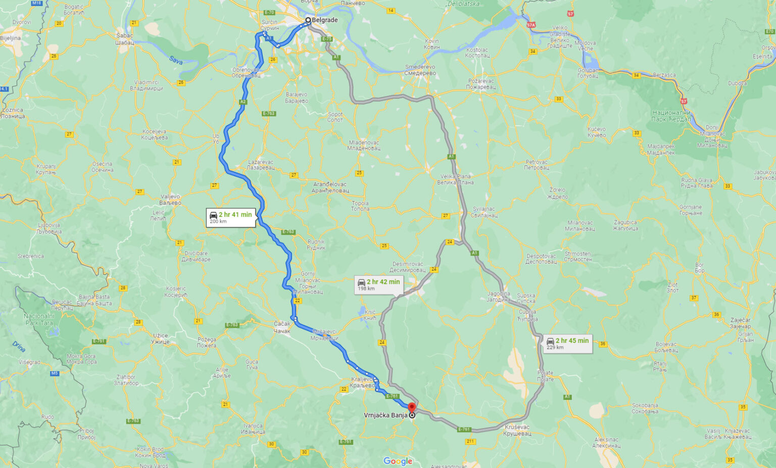 Geografski položaj – Vrnjačka Banja