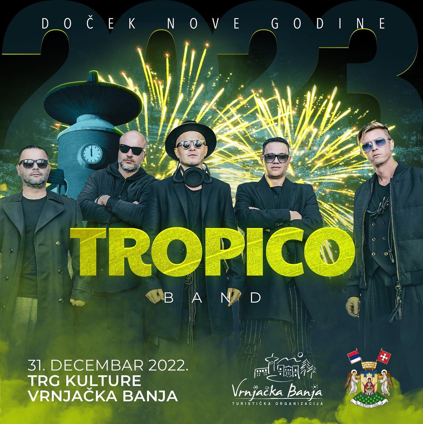 Doček Nove godine – Tropico Band – Vrnjačka Banja